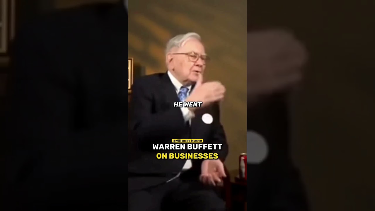 Warren Buffett on business! #shorts