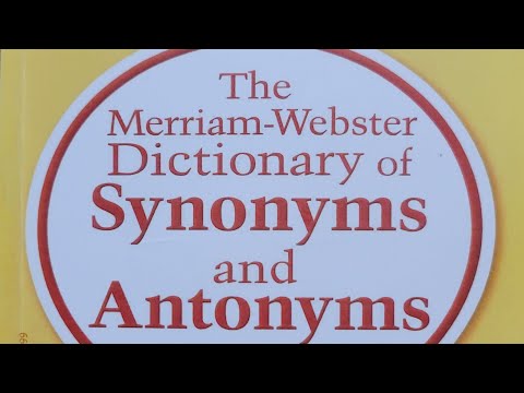 한션 Sean : DAY 25 / 43 《 The Merriam-Webster Dictionary of Synonyms & Antonyms 》