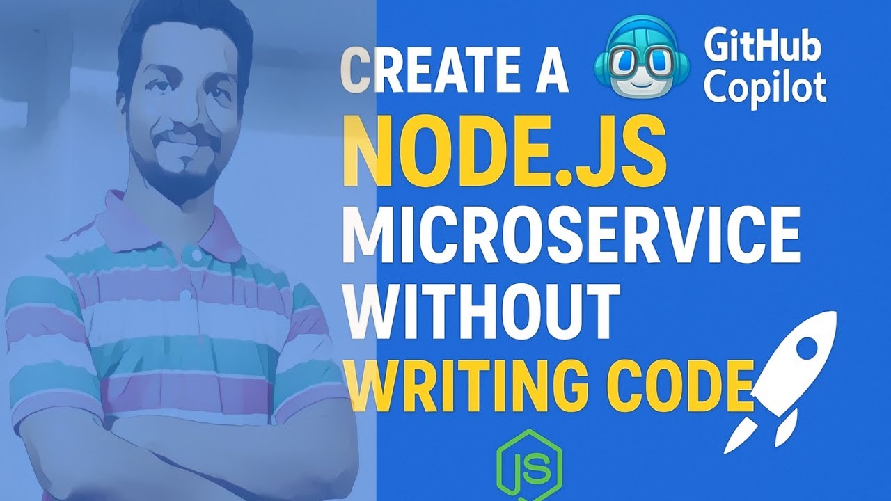 How I Built a Node.js Microservice with AI (GitHub Copilot Magic!) #githubcopilot #ai #nodejs