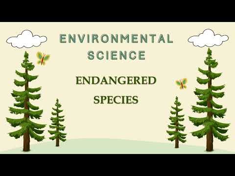 Endangered Species | Environmental Studies | V.H.N.S.N.College (Autonomous)
