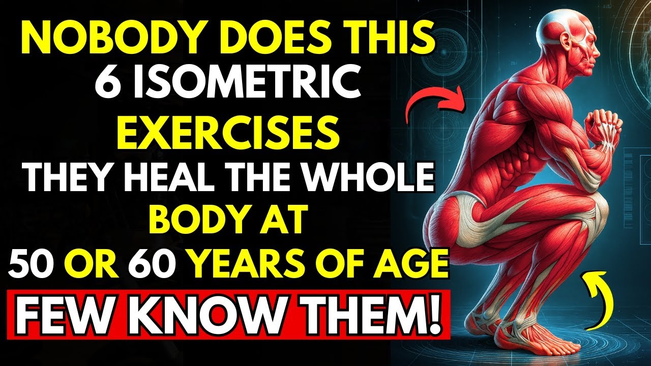 6 Isometric Exercises You NEED to Strengthen Your Whole Body – Do Them at Home!