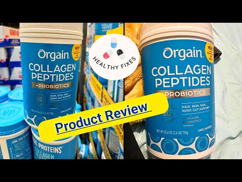 Orgain Collagen Peptides Probiotics Review | Orgain Collagen vs Vital Proteins Collagen