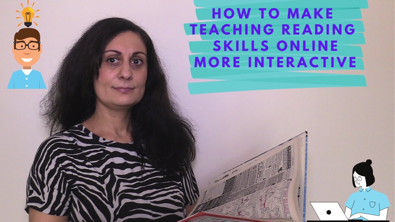 How to make teaching reading online more interactive