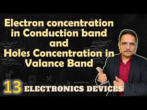 Electrons Concentration in Conduction Band and Holes Concentration in ...