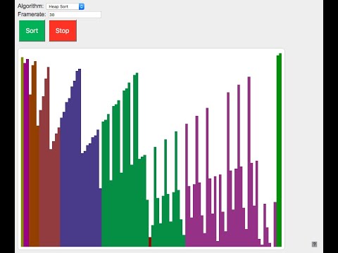 Simon’s new “giant project”: Sorting Visualizations – Geeks out of the box