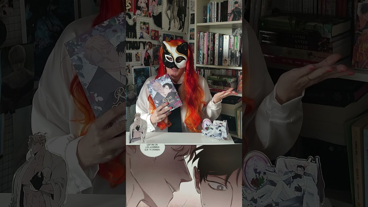 Reseña en mis videos del #manhwa #bl Rosas y Champán 1 🥵 #recommended #books #fujoshi #otaku