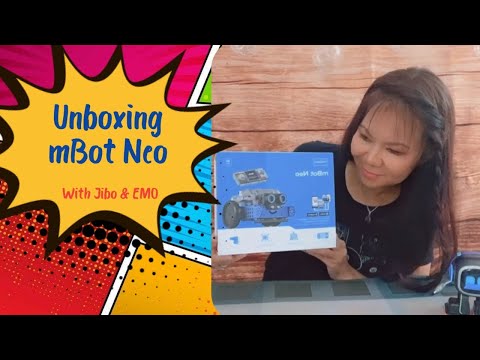 Jibo Unboxing and building mBot Neo by MakeBlock, Educational Programmable Robot