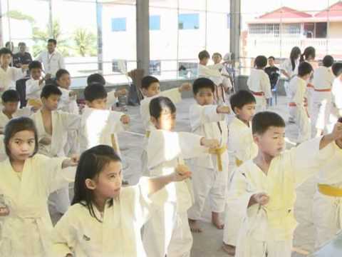20110604 - 5th AIS Karate Ranks Taking Grading Examination