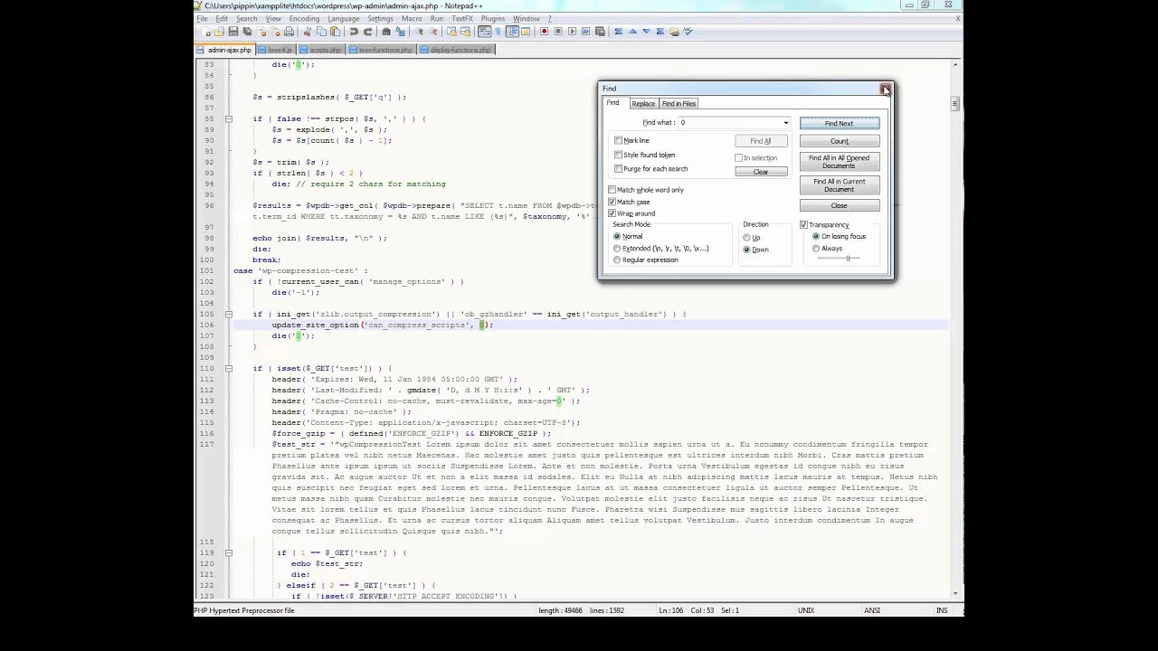 Learn How WordPress Core Does It.