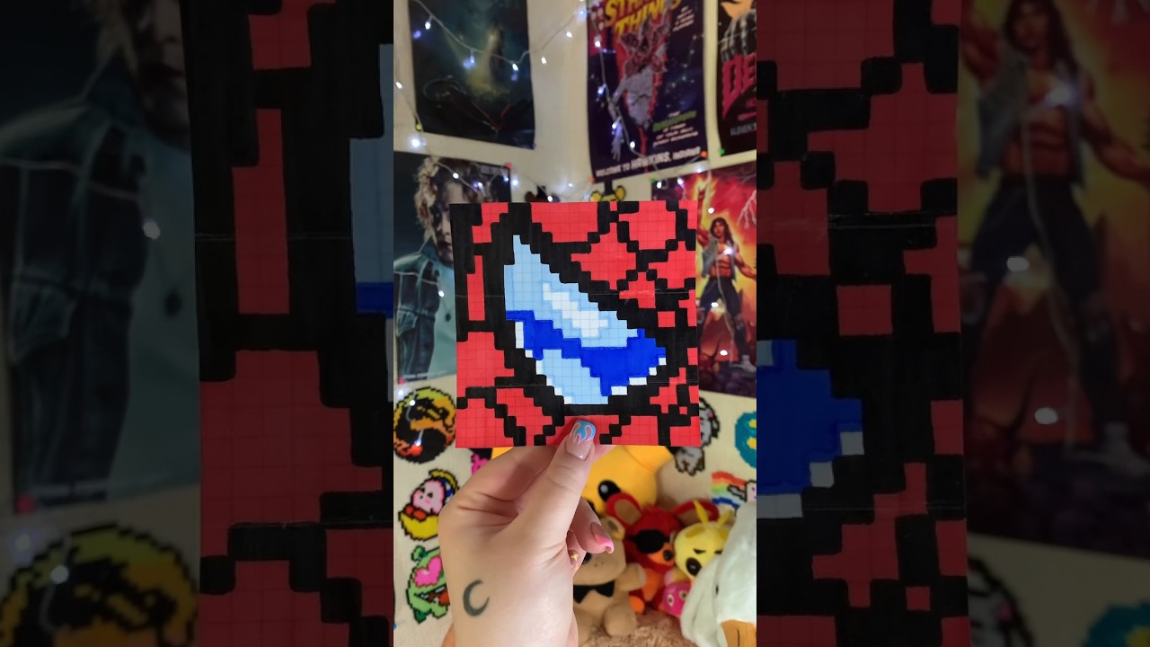 тгк: regcandy ❤️ #pixel #pixelart #ideas #art #drawing #spiderman #marvel