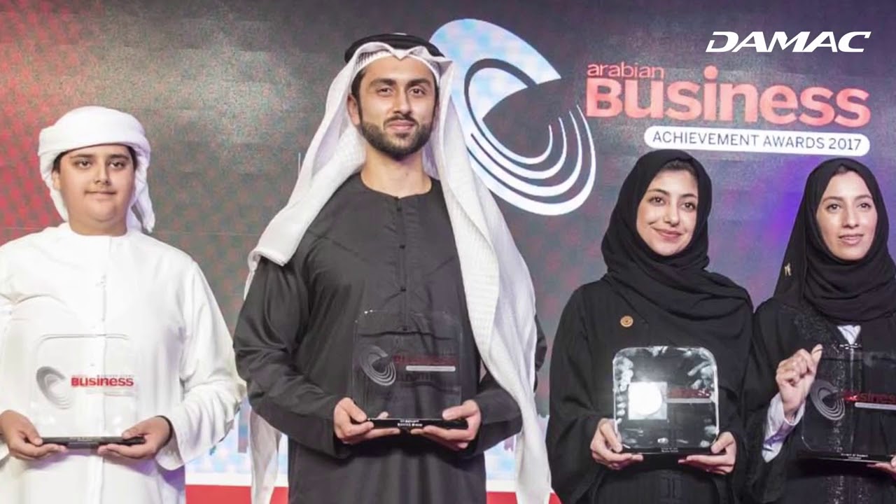 Ali Sajwani awarded at at the Arabian Business Awards, 2017