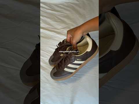 adidas brown samba unboxing #adidas #samba #shoe #unboxing #fashion