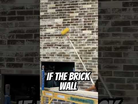 How to whitewash brick wall