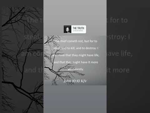 The thief comes to steal and destroy #John10 #Jesus #scripture #destroy #thief #steal #love #3in1