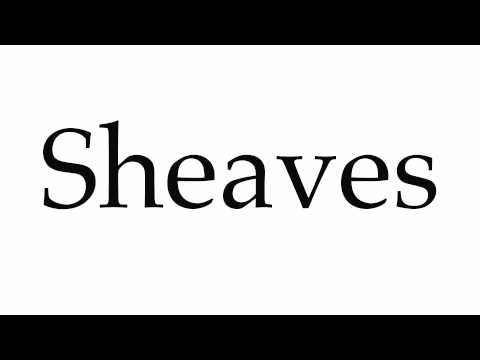 How to Pronounce Sheaves