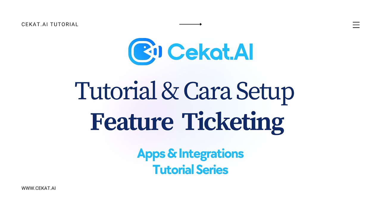 Tutorial & Cara Setup Feature Ticketing