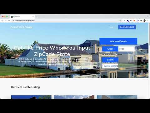 Smart Real Estate - Chainlink Hackathon using ProspectNow to inspect Price