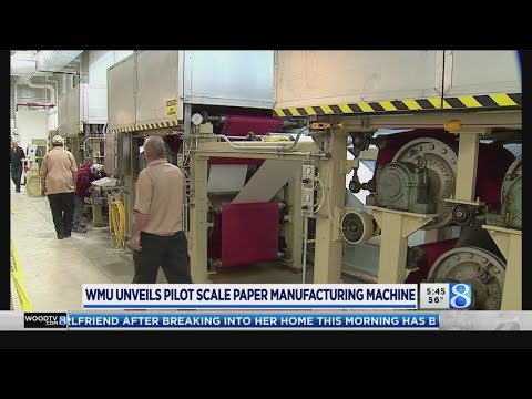 WMU unveils unique paper manufacturing machine