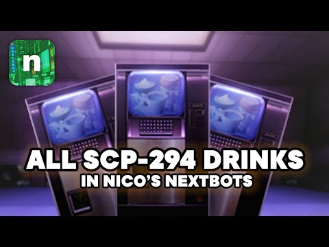 ALL SCP-294 DRINKS | Nico's Nextbots