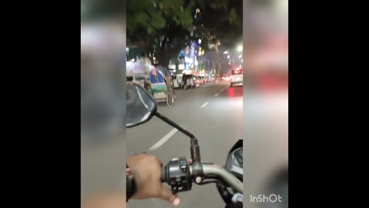 Midnight Bike Ride at Dhanmondi-Dhaka with my favorite Bike