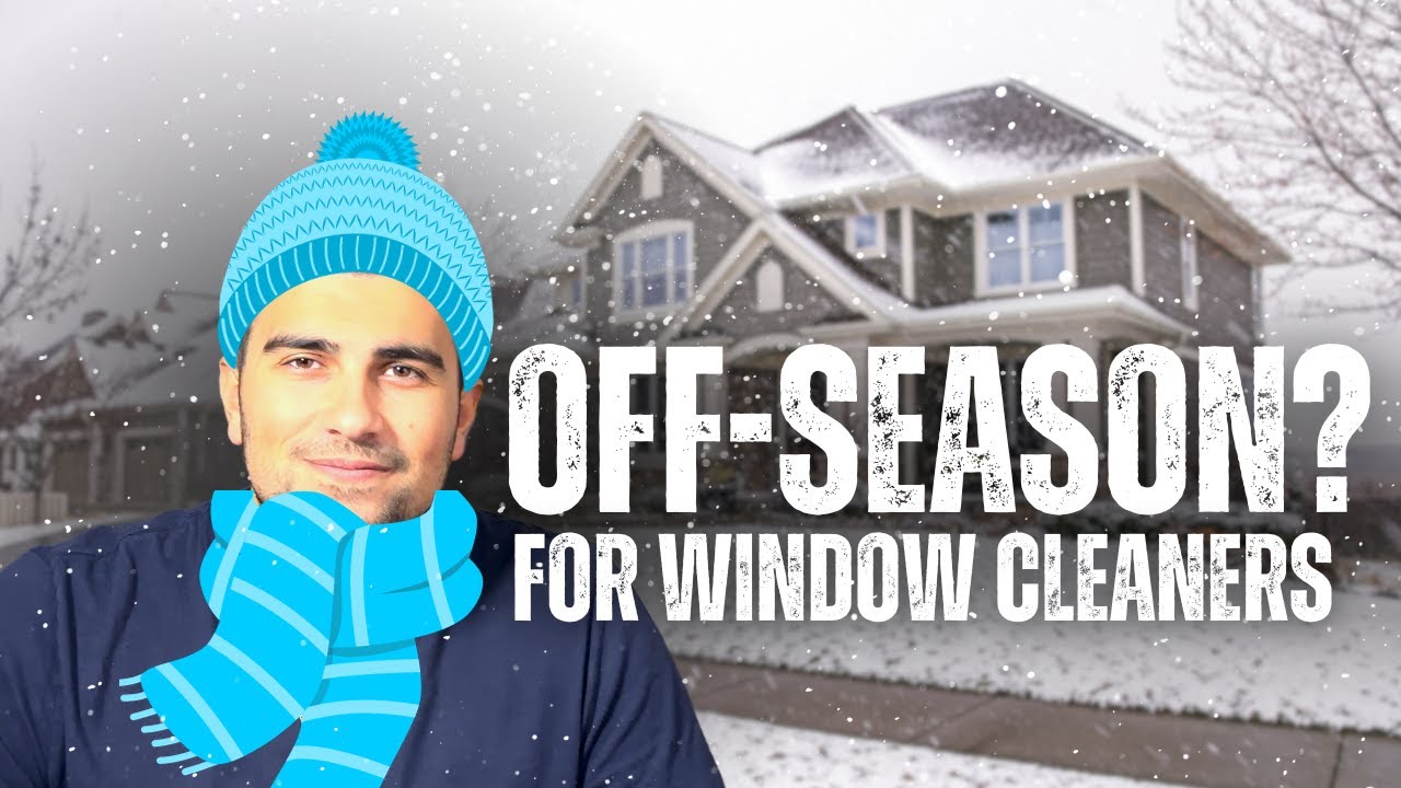 What do window cleaners do in the winter?