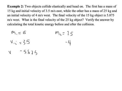6-3 - Inelastic vs. Elastic Collisions