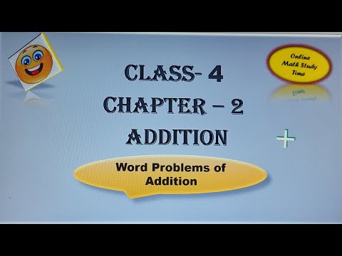 Class 4 Math Chapter 2 Addition - Word Problems of Addition | CBSE