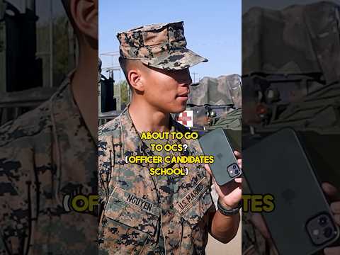 Advice for Marines going to OCS 🫡