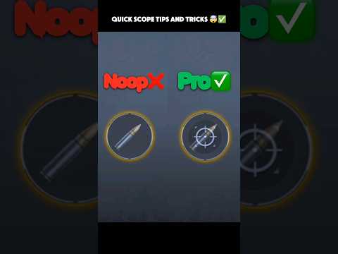 Best Quick Scope Tips And Tricks 🤯✅ #pubgmobile #mrijazplays #pubgtips #tipsandtricks