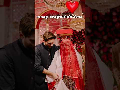 #shahidafridi DAUGHTER #wedding in #picture #shorts #pakistan