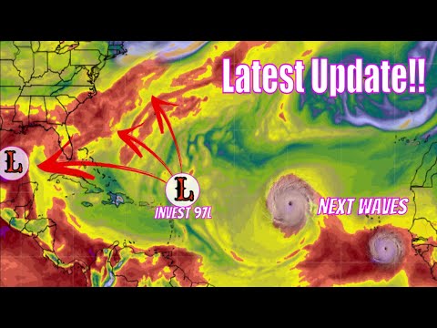 Latest Tropical Update! Invest 97L & Next Wave! - The WeatherMan Plus Weather Channel