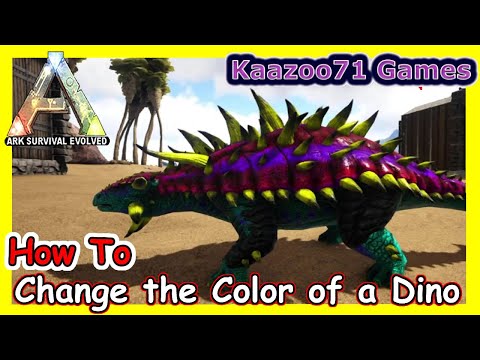 Steam Community :: Video :: How to Change the Color of a Dino in Ark ...