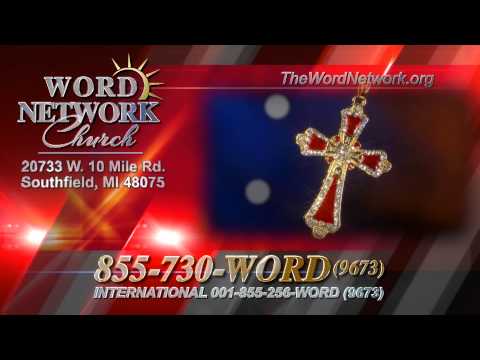 The Word Network Ruby Cross Necklace Promo