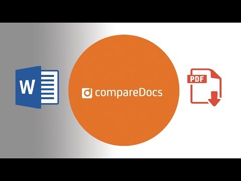 HOW TO COMPARE A WORD DOCUMENT TO PDF!