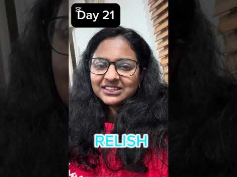 Unlock your vocabulary-Day21-RELISH