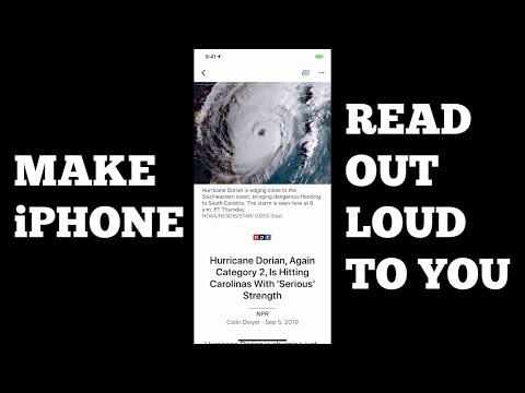 How to make your iPhone (or iPad) read out loud to you