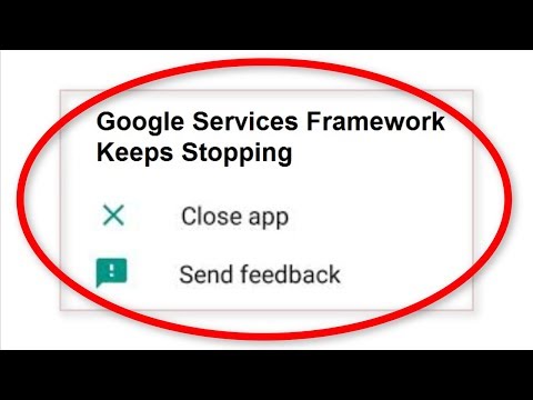 How To Fix Google Services Framework Keeps Stopping Error || Android Mobile