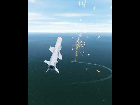 Deadly Harpoon Missile Strike on Enemy Warship #dcsworld #dcs #gamesimulation #YouTubeChamps