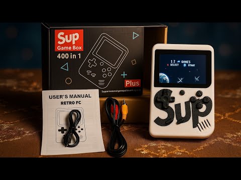 Sup Game Box Unboxing | 400-in-1 Retro Gaming Console for Kids