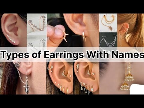 Types of Earrings With Names | Earrings design collection | Earrings Name | Fashion Preyway
