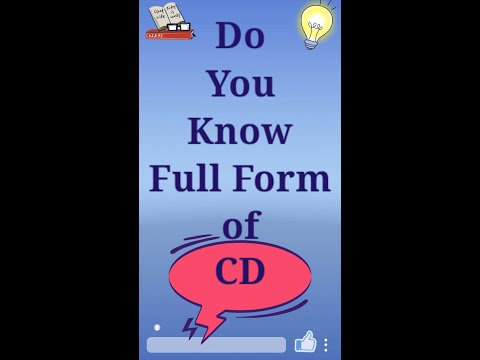 Full Form of CD