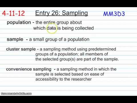 Sampling Methods for Surveys