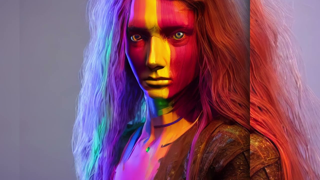 AI made this - Stable Diffusion # Fantasy woman 4K