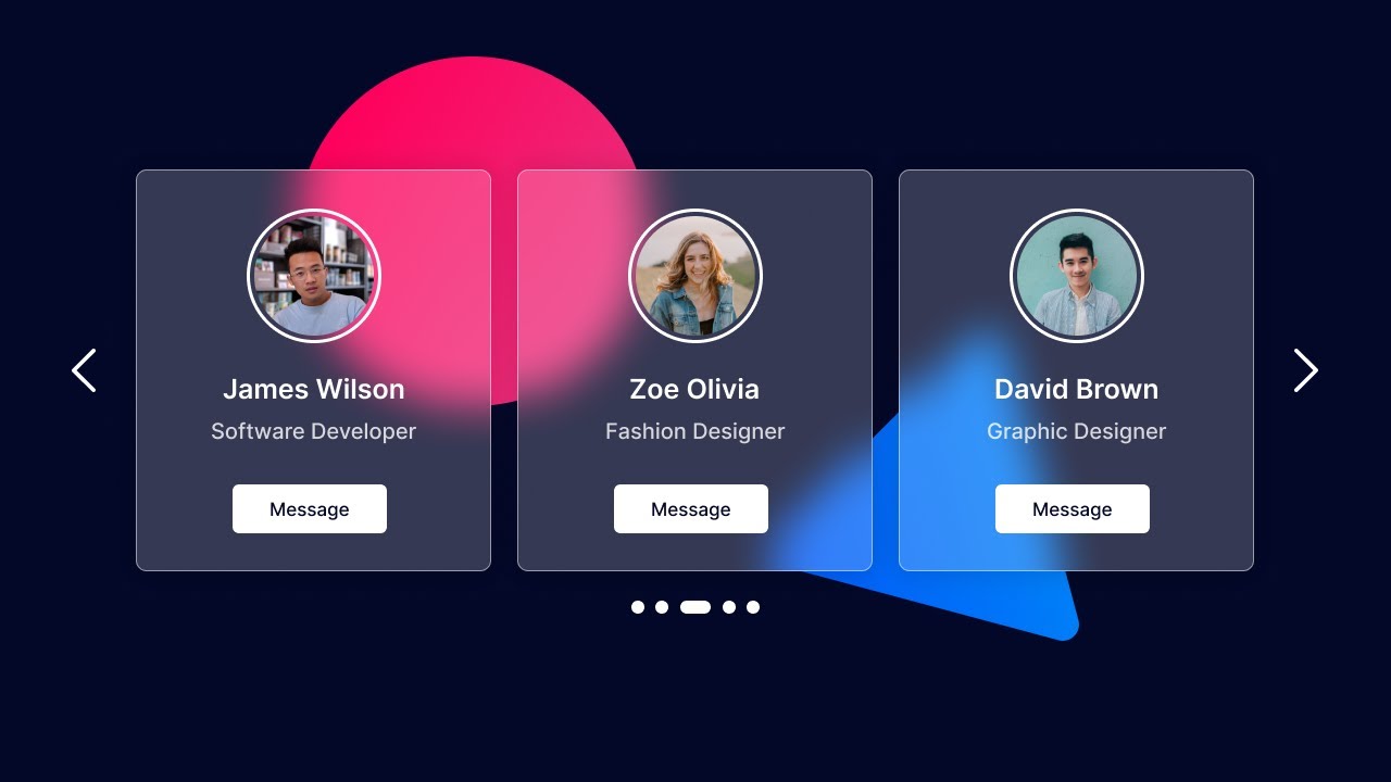 Create Responsive Card Slider in HTML CSS & JavaScript | Step-by-Step Tutorial