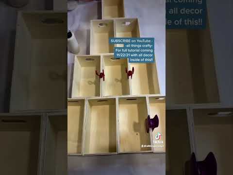 YOU WON'T BELIEVE WHAT I DID WITH THESE DOLLAR TREE CRATES (DIY) #shorts