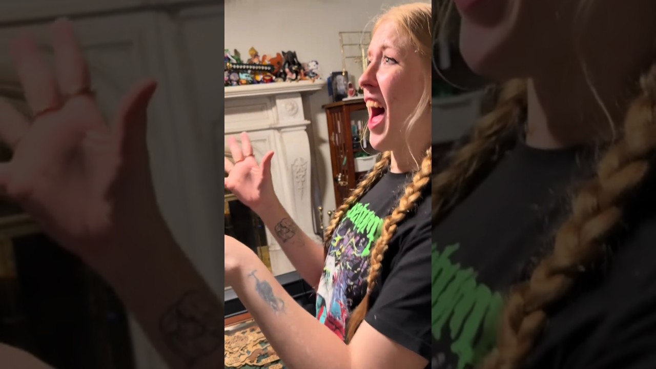 I’ve never seen her be quiet #funny #short #viral