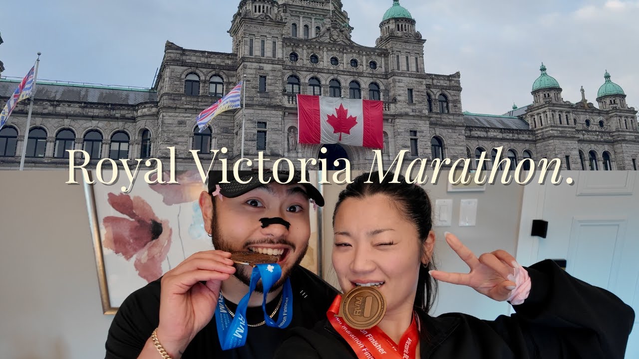Our First Time Running a Marathon! | royal victoria marathon