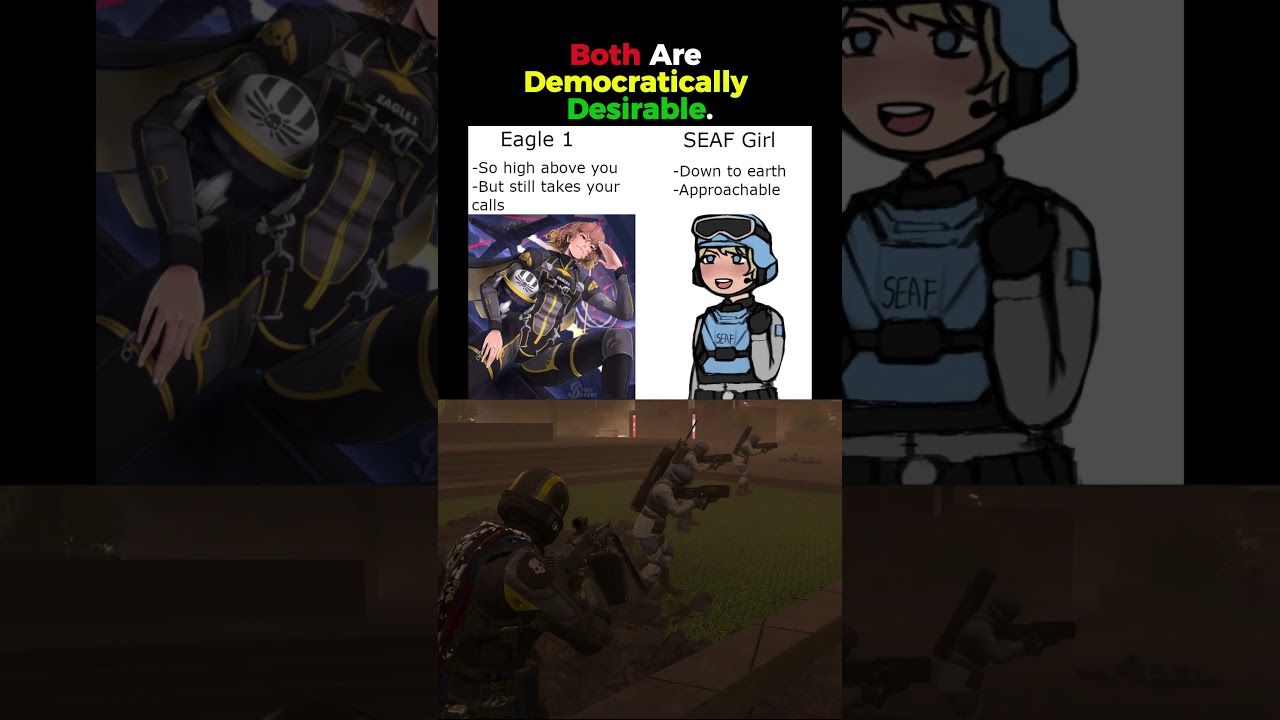 Both are Democratically desirable - Helldivers 2