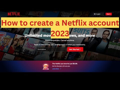 2023 Updated - How to Create A Netflix Account