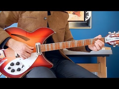 The Beatles - I Need You - Guitar Cover - Rickenbacker 360/12C63 - Gibson J-160E